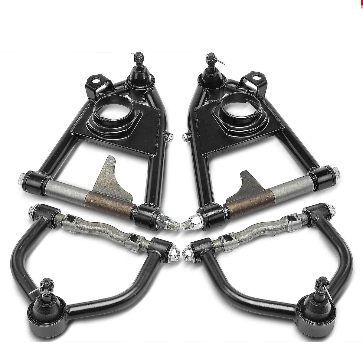 4x Front Suspension Upper & Lower Tubular Control Arm for Ford Mustang ...