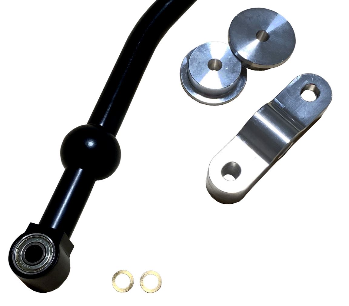 Dual Bend Short Shifter With Poly Billet D-Series Shift Linkage Bushin ...