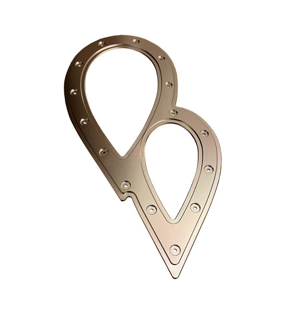 Tear Drop Exhaust Hood Exit Shield Trim Guard Downpipe Wastegate Tube ...