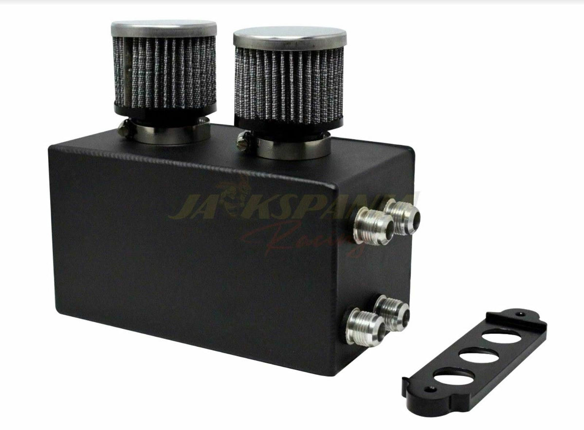 Battery Relocation Oil Catch Can For EK EG CRX DC2 Si Type R 4 Port 10 ...