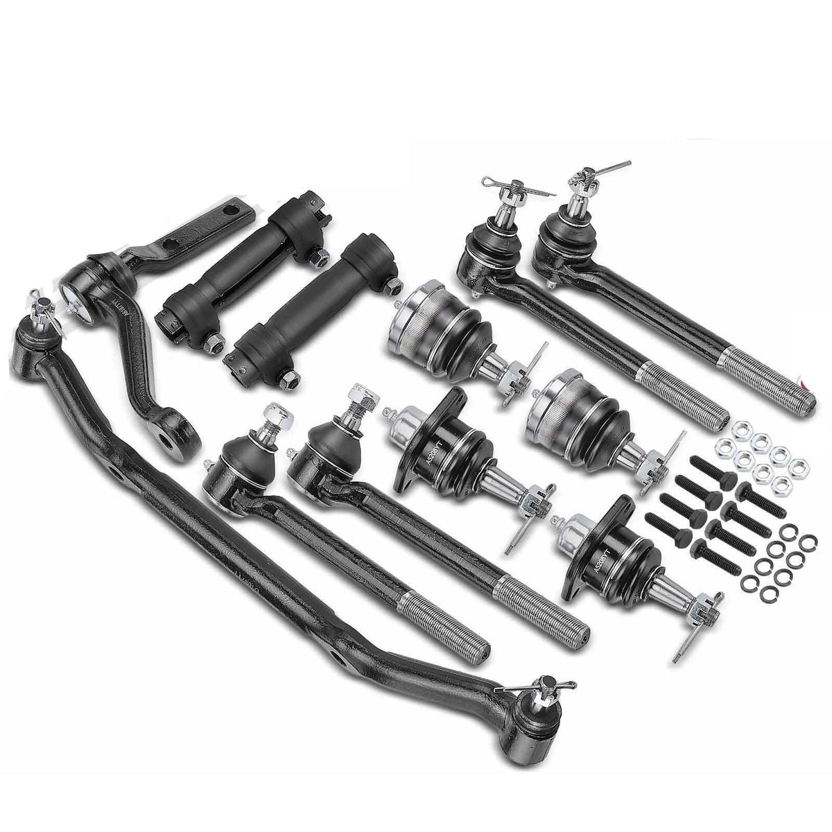 12x Inner & Outer Tie Rod End & Idler Arm & Ball Joint for Chevrolet S ...