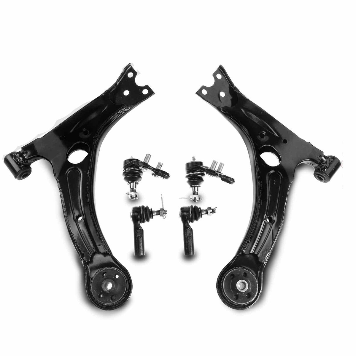 6x Front Control Arm & Ball Joint & Tie Rod End for Pontiac Vibe Toyot ...