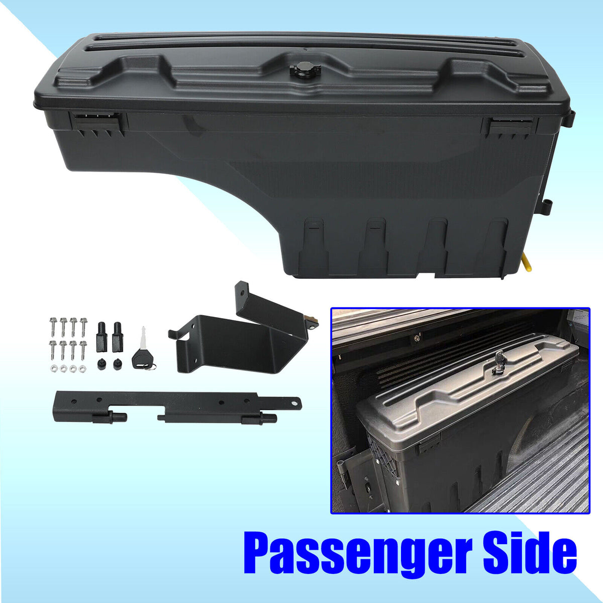 For 2019-2021 Chevy GMC Silverado Sierra Truck Bed Storage Tool Box Ri ...