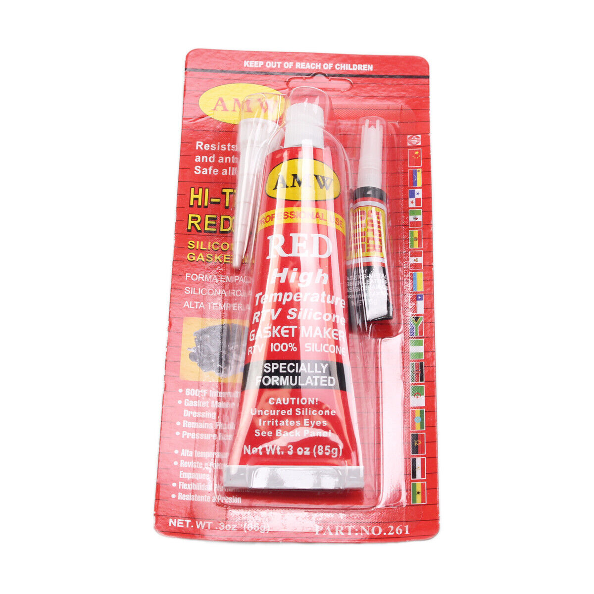 1Pcs Red RTV Silicone Gasket Maker High Temp Sealant for Engine – Modus ...