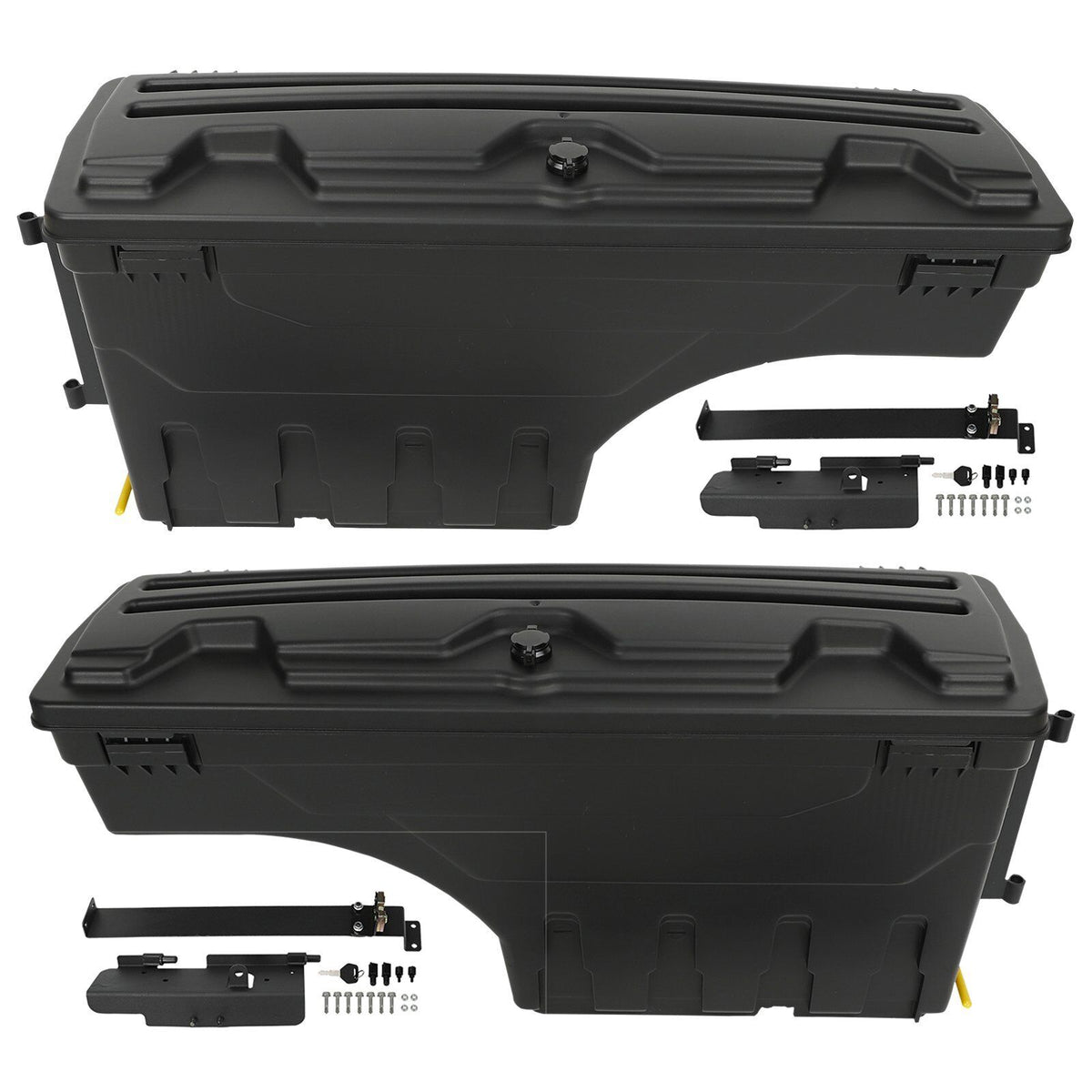 2PCS Left & Right Truck Bed Storage Case Tool Box FIT Chevrolet/GMC/Do ...