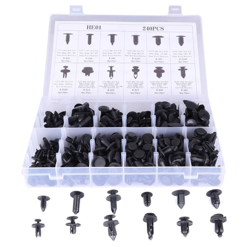 Car Push Pin Rivet Trim Clip Panel Retainer Kit For Chrysler -240 Pcs ...