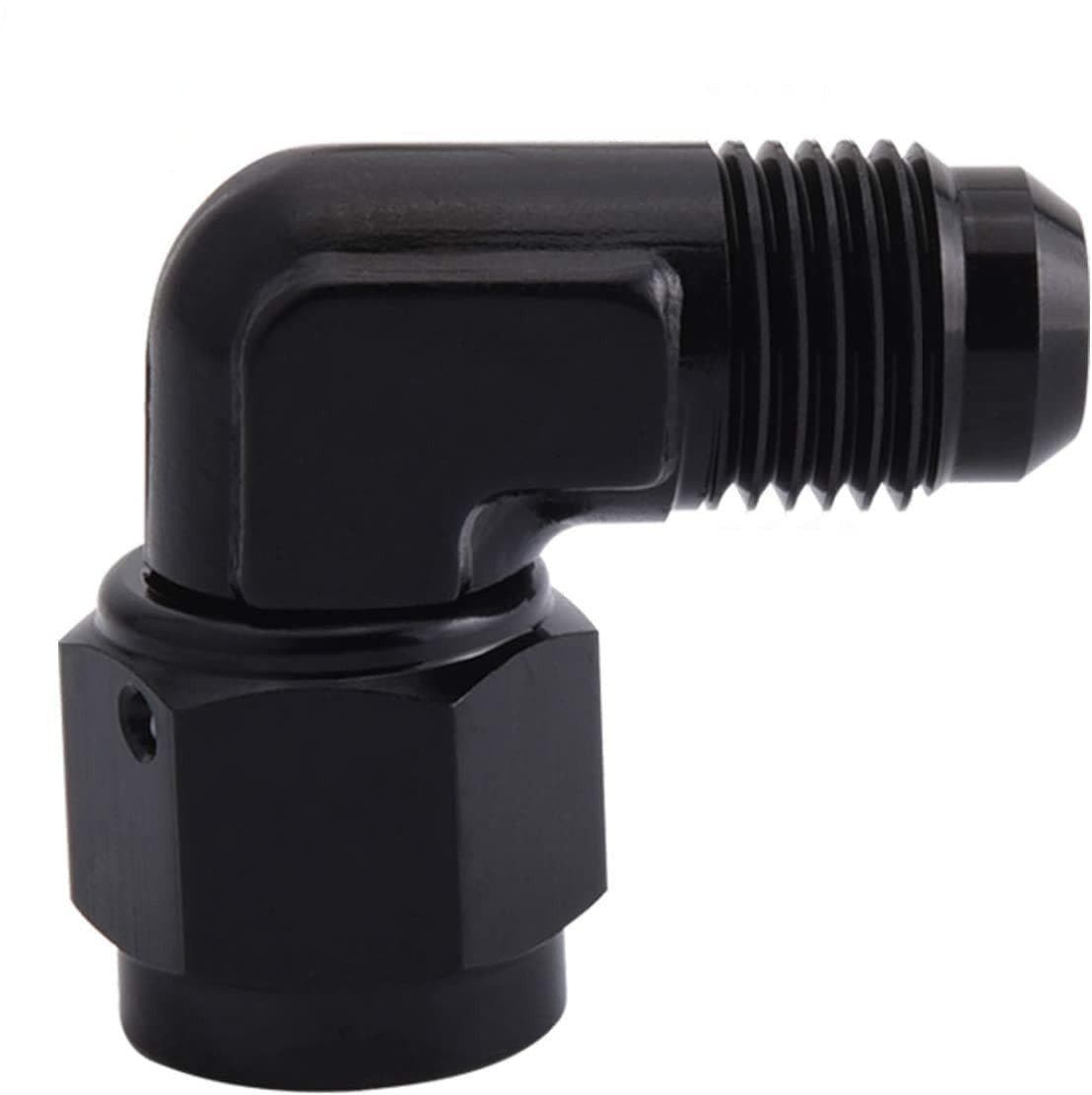 10AN Female to 10AN Male Flare 90 Degree Swivel Hose Fitting Adapter A ...