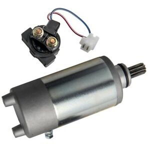 Starter Motor w/ Solenoid Relay for Yamaha Tri-Moto YTM200E YTM225DX 1 ...